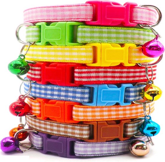 Puppy identificatie riempjes met ruit patroon - 6 stuks | bol