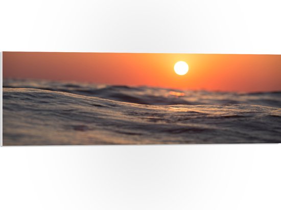 WallClassics - Panneau de mousse PVC - Mer apaisante au coucher du ...