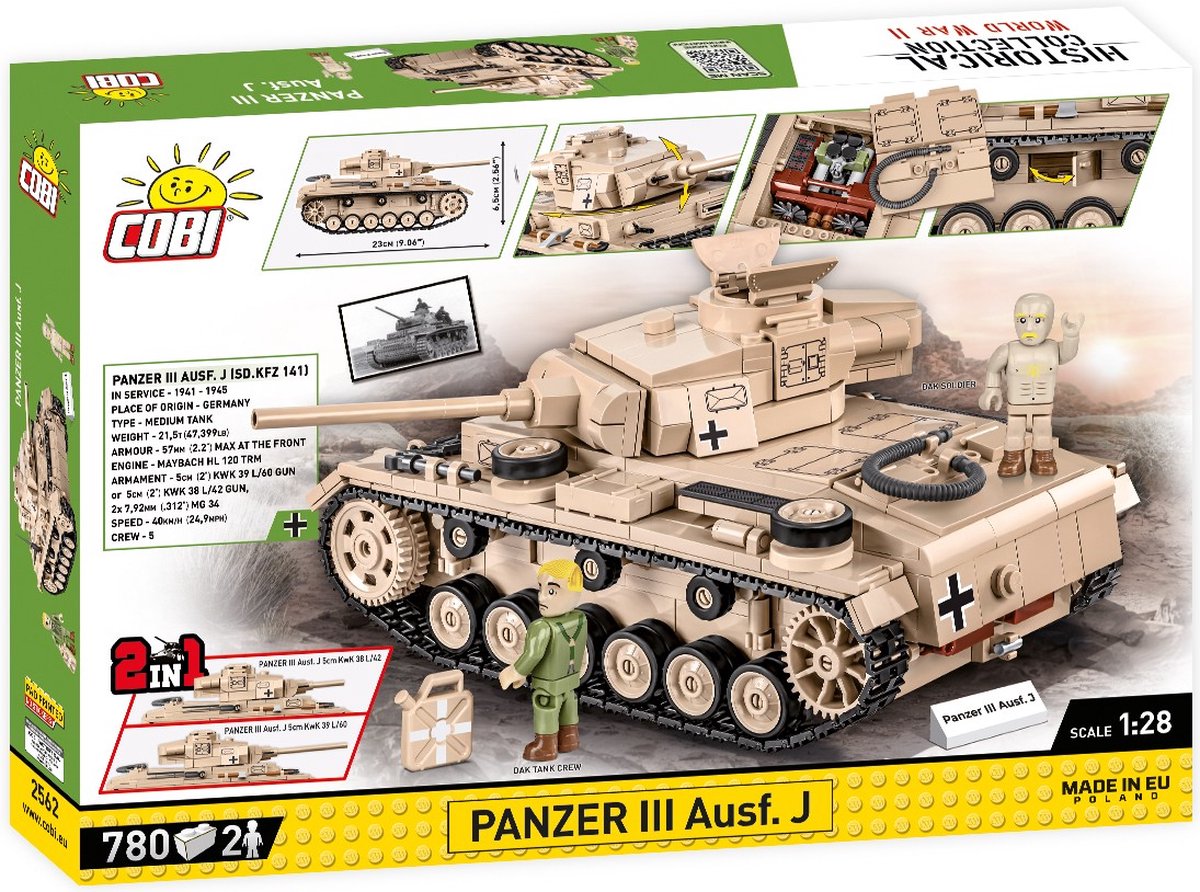 COBI PANZER III AUSF.J - COBI-2562 | bol