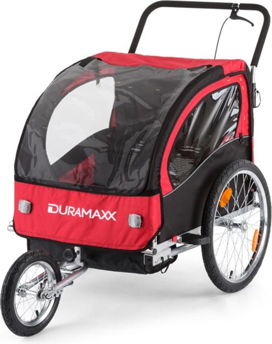 Duramax Trailer Swift Kinderfietsaanhanger - 2 Zitter - 20 kg | bol.com