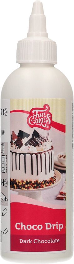 FunCakes Choco Drip - Chocolade - 180g - Chocolade Taartversiering | bol