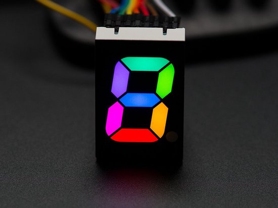 RGB 7-Segment Digit - 1 inch Tall Digit Adafruit 1399 | bol