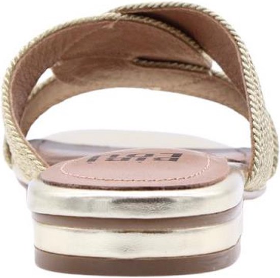 BiBi Lou Slippers / Slides Dames - 849Z94 - Goud - Maat 36 | bol.com