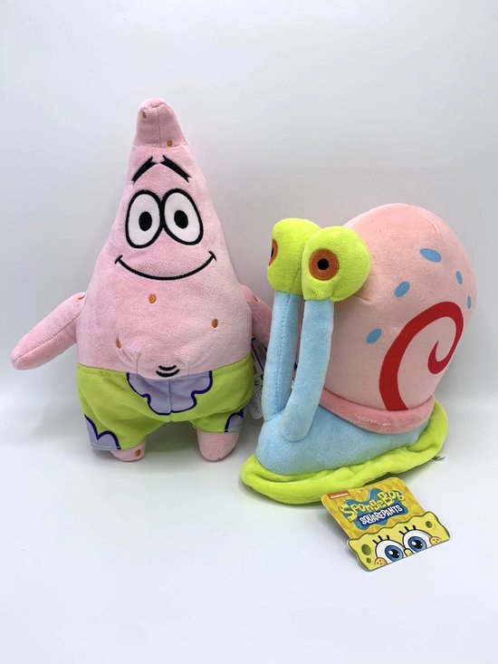 SpongeBob SquarePants - Patrick & Gary knuffelset - 30 cm - Pluche ...