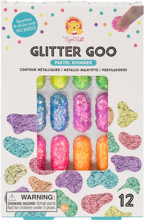 Tiger Tribe meeneem Knutsel Set Glitter Goo Pastel | bol.com
