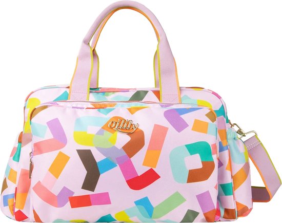 Oilily Bibi Baby Bag Bold Font lilac snow | bol.com