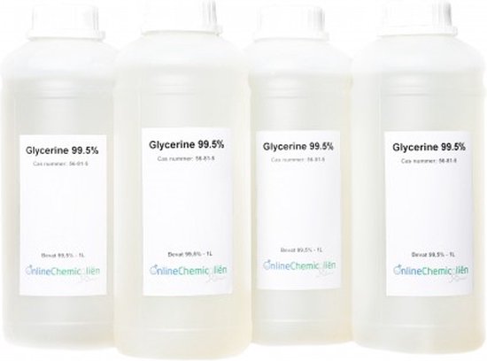Glycerine / glycerol 99,5% - 8 X 1L | bol.com