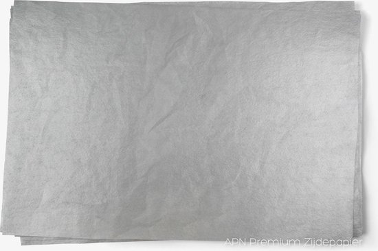 Premium Zijdepapier ZILVER, 50x75cm - 17gr (240 stuks) Vloeipapier ...