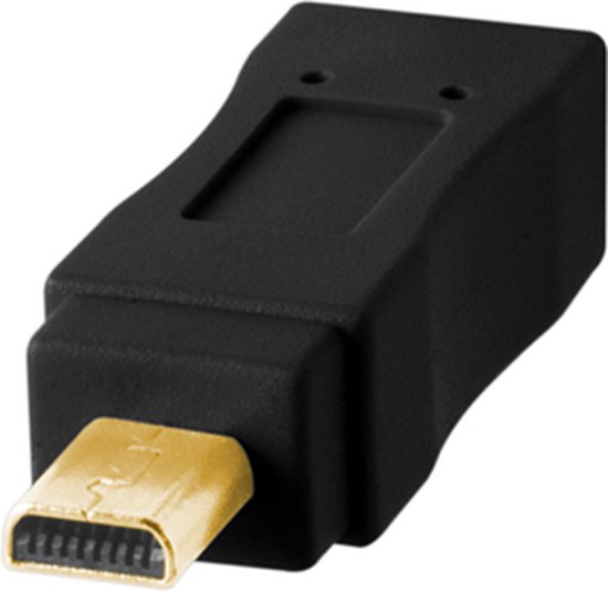 TetherPro USB 2.0 to Mini-B 8-Pin, 1' (30cm) - Black | bol