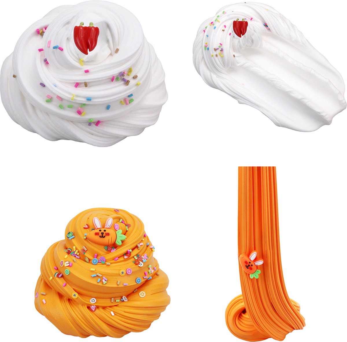 Somstyle Fluffy Slijm Set 18x 50ml - Fluffy Slime Kit - Motoriek ...