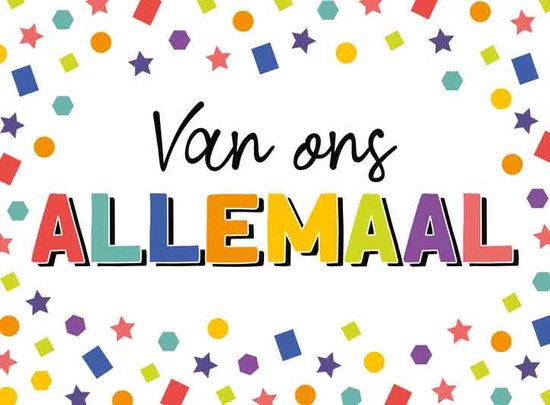 Wenskaart van ons allemaal | bol
