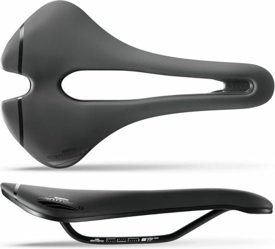 SELLE SAN MARCO Aspide Short Open-Fit Sport Breed Zadel - Black - 155 ...