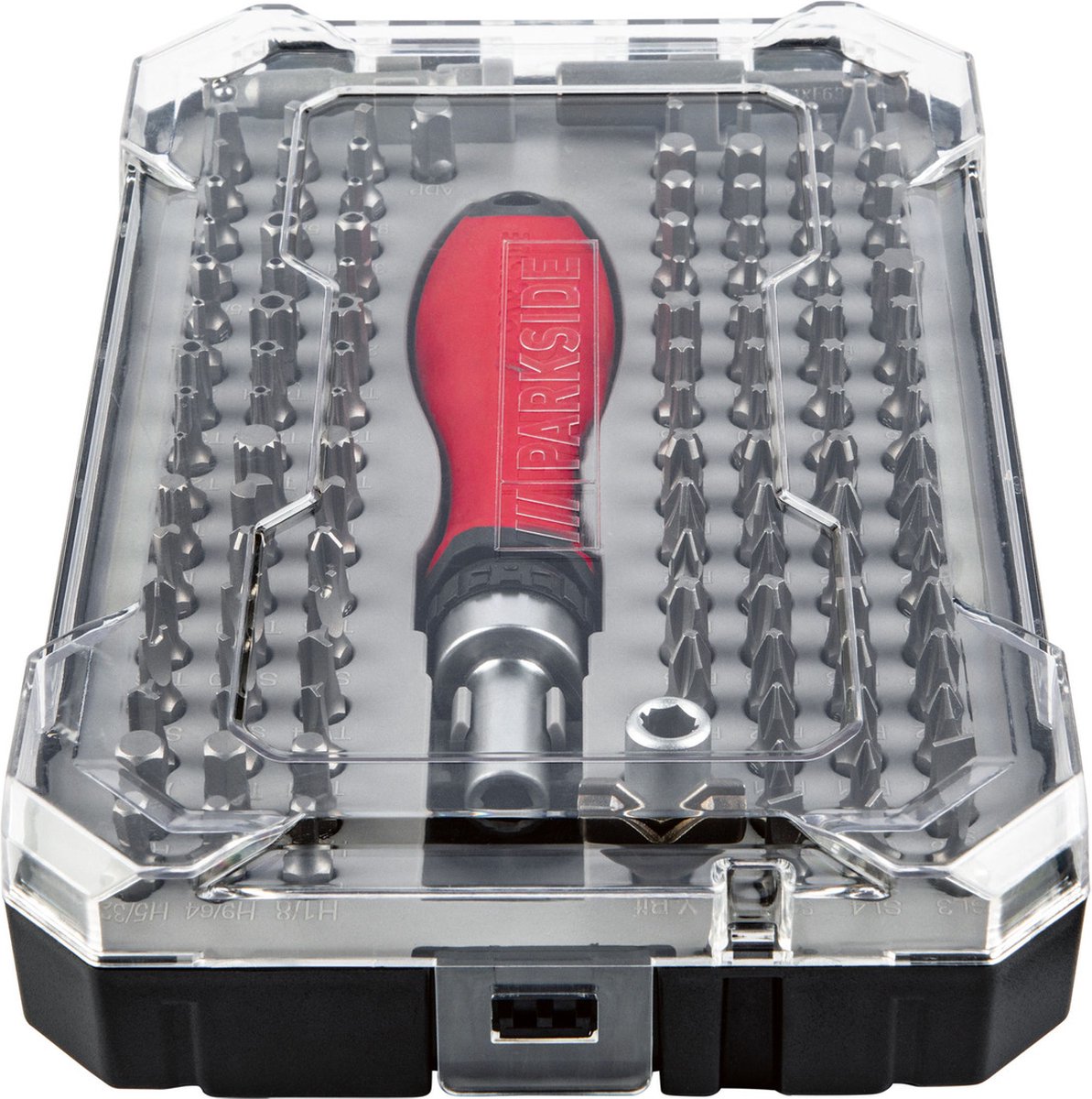 Parkside Ratelschroevendraaier Met Bitset - Set: 115 Delig - Kenmerk: in handige... | bol.com