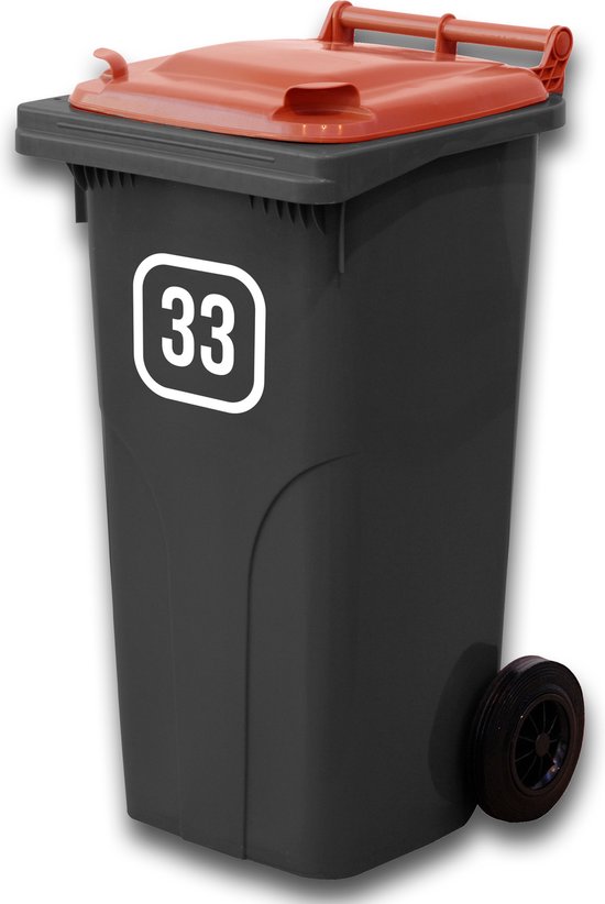 Container sticker – 1 stuk - Wit - kliko stickers - weerbestendige ...