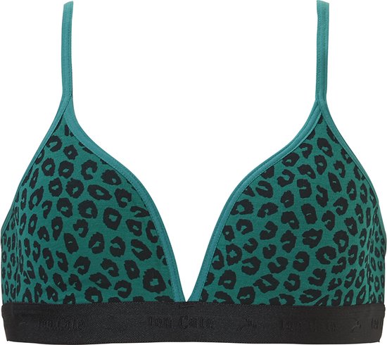 ten Cate voorgevormde bh top leopard emerald voor Meisjes - Maat 70AA ...