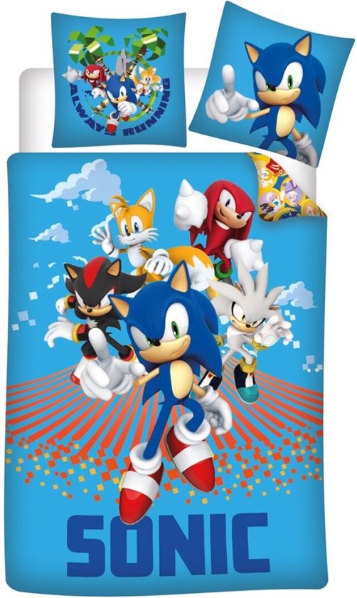 Sonic the Hedgehog Dekbedovertrek Team Sonic 140 X 200 Cm | bol.com