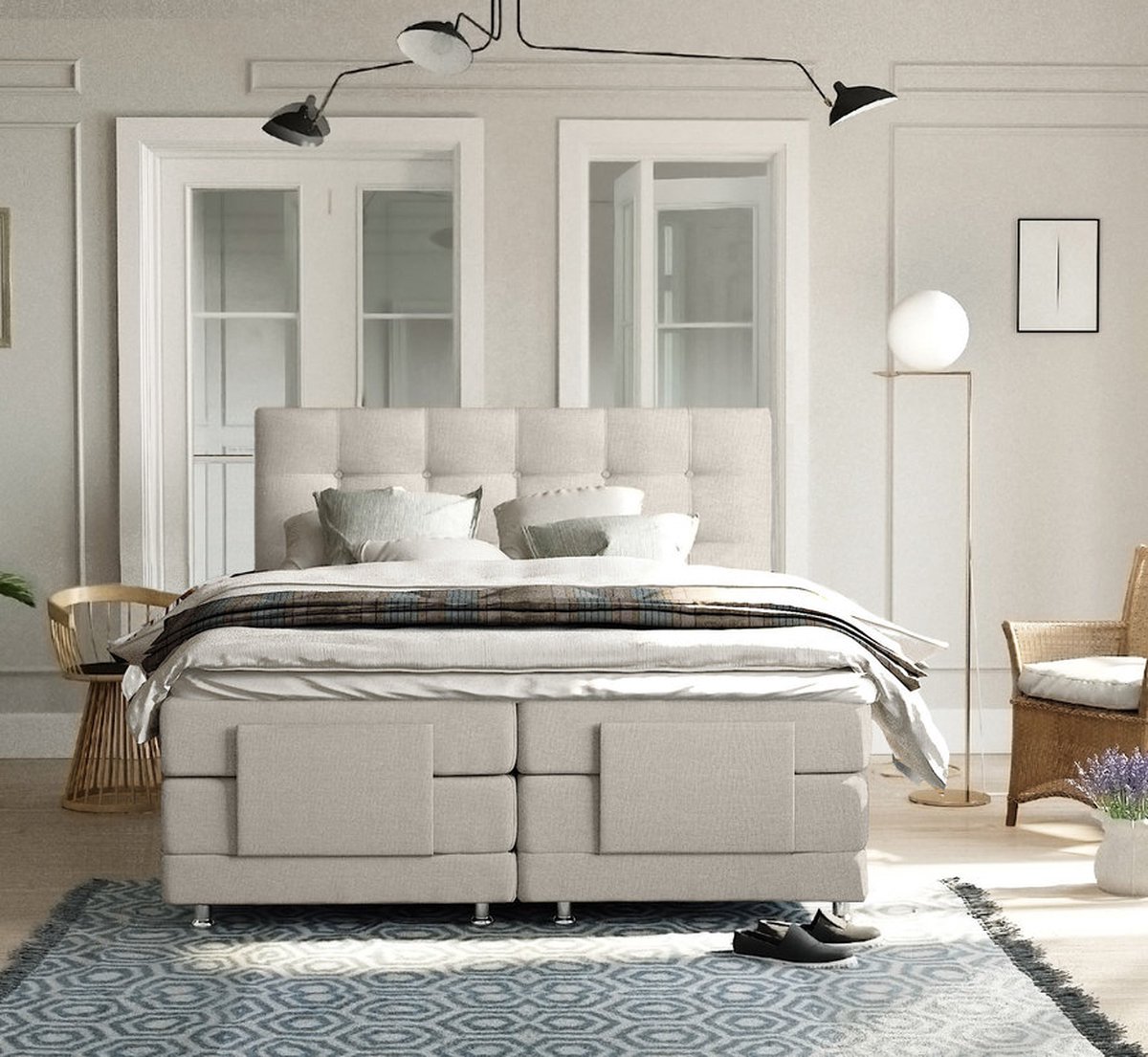 Arizona elektrische boxspring - bed - verstelbaar boxspring - 160 x 200 ...
