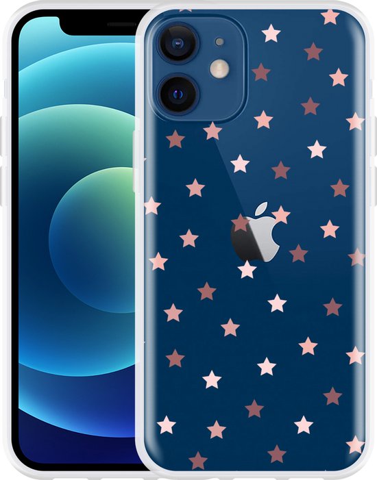 Apple iPhone 12 Mini Hoesje Stars - Designed by Cazy | bol.com