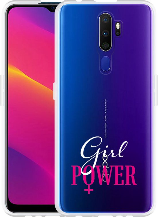 Oppo A9 2020 Hoesje Girl Power - Designed by Cazy | bol
