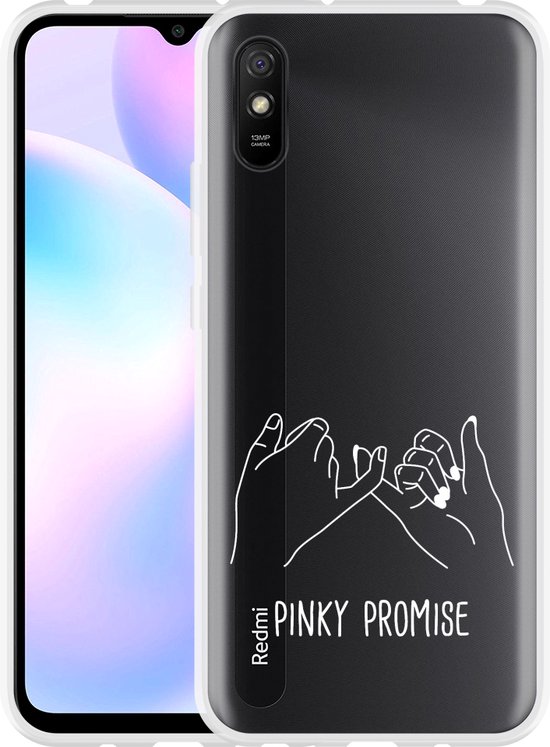 Xiaomi Redmi 9A Hoesje Pinky Promise - Designed by Cazy | bol