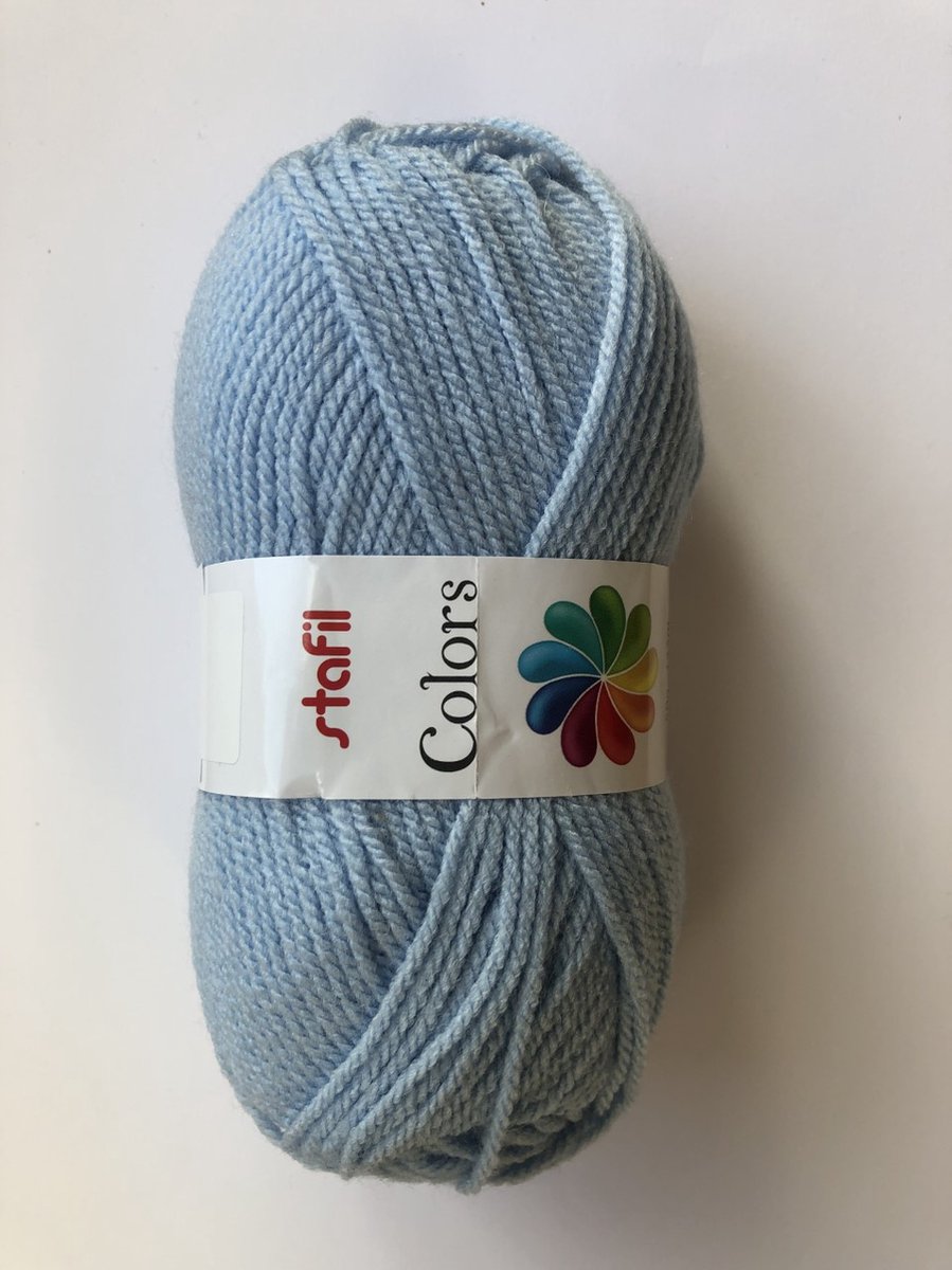 5 BOLLEN - Stafil Colors Wool - 50 gram per bol - Acryl wol - Breigaren ...