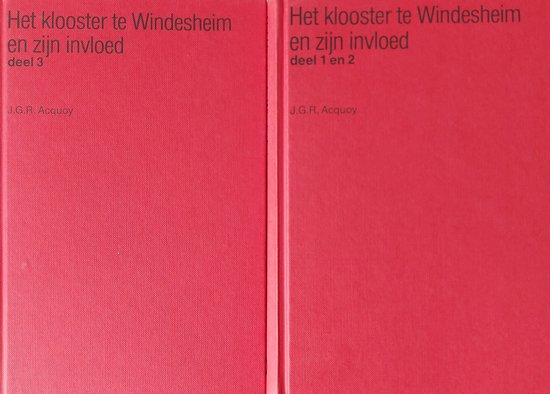 Het klooster Windesheim en zijn invloed (complete set), Acquoy ...