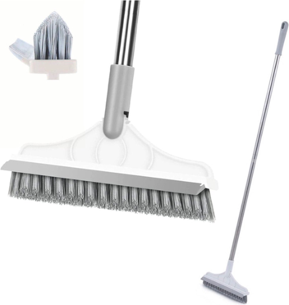 Bezem en Vloerwisser 2 in 1 Vloertrekker - Badkamer Trekker Douche ...