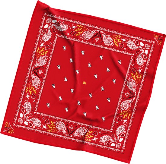 5x Boerenzakdoek - 5X Oeteldonkse Zakdoek - Rode Zakdoek | bol