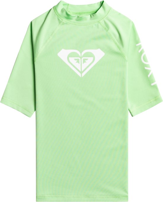 Roxy - UV Rashguard voor meisjes - Whole Hearted - Korte mouw - UPF50 - Pistachio... | bol