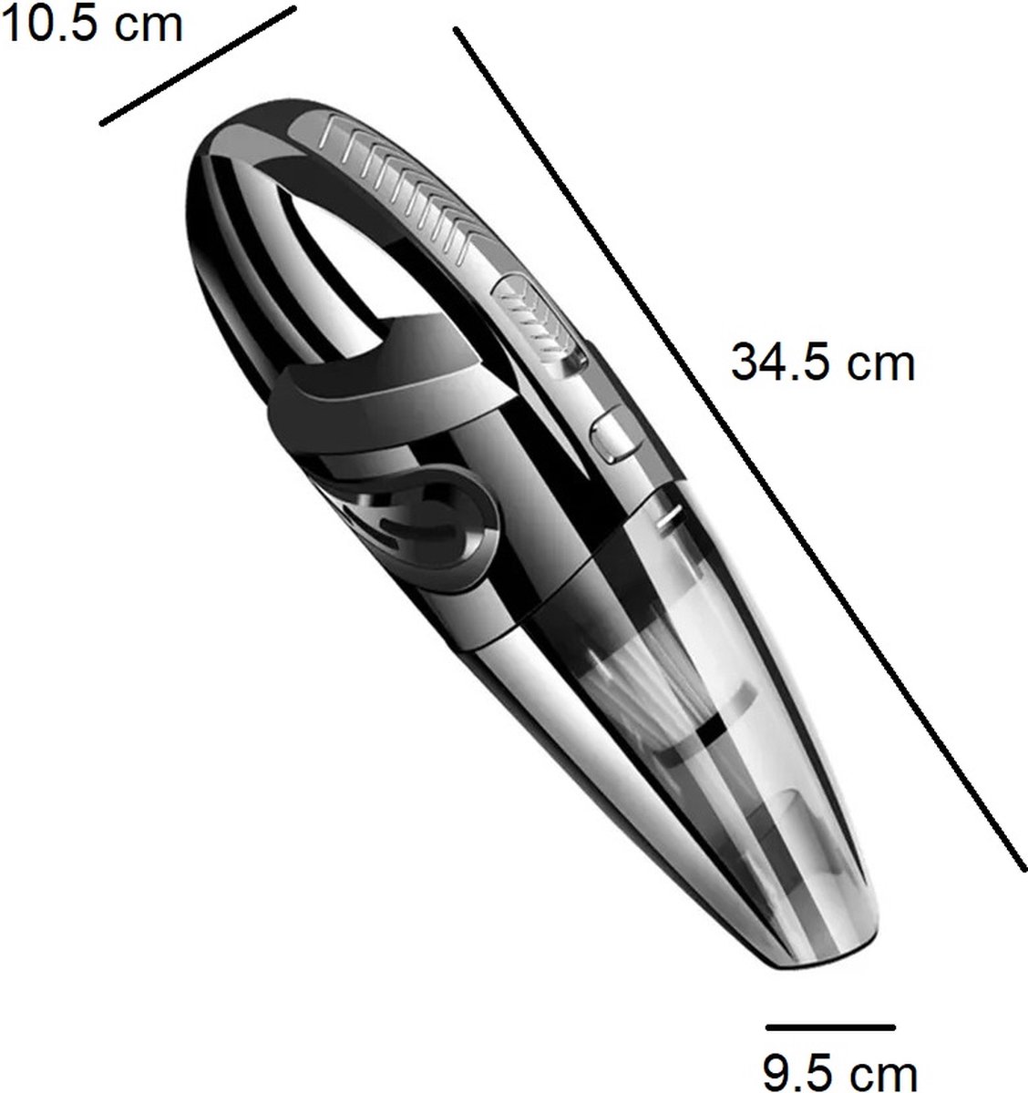 TechU™ Kruimelzuiger – met Verschillende Opzetstukken – Mini Stofzuiger ...