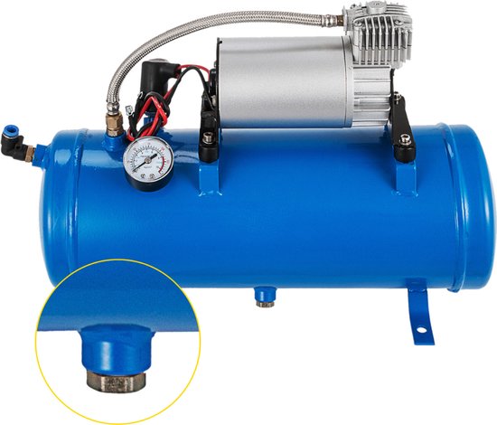 Currero Compressor - Luchttoeter - Auto Toeter - Claxon - 150psi - 12V ...