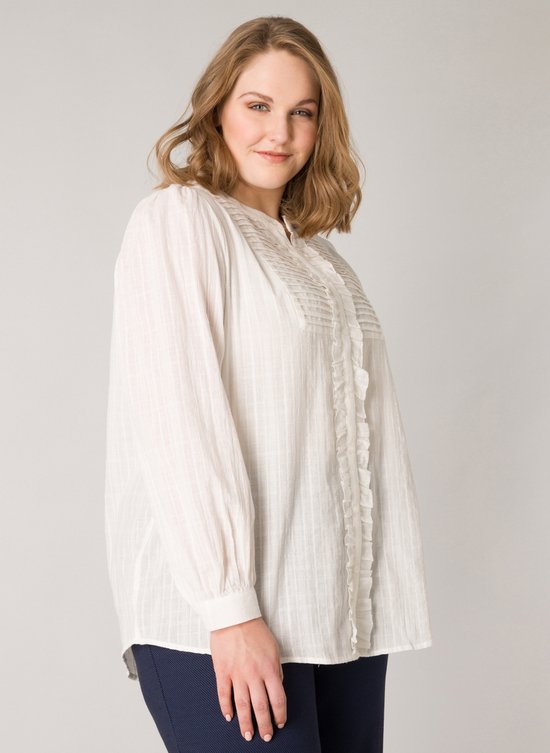 YESTA Hermiena Tops - Ecru - maat 2(50) | bol.com
