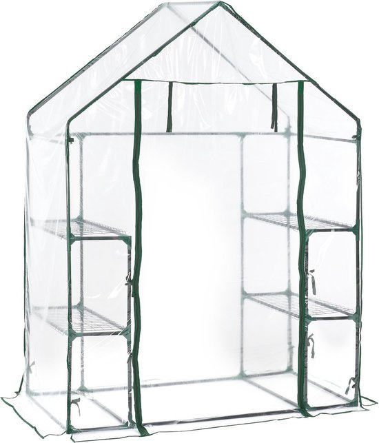 Broeikas / Tuinkas - 147 x 195 x 73 cm - PVC Folie | bol