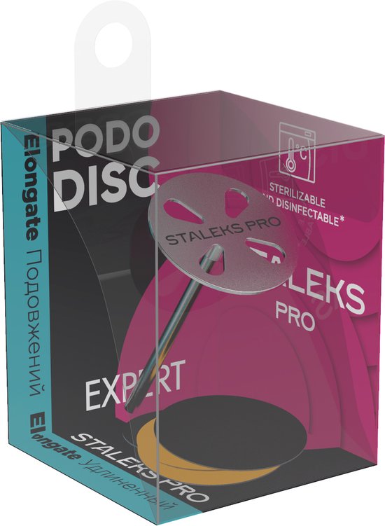 Staleks Pedicure disc Pro L and set of disposable file 180 grit 5 pc ...