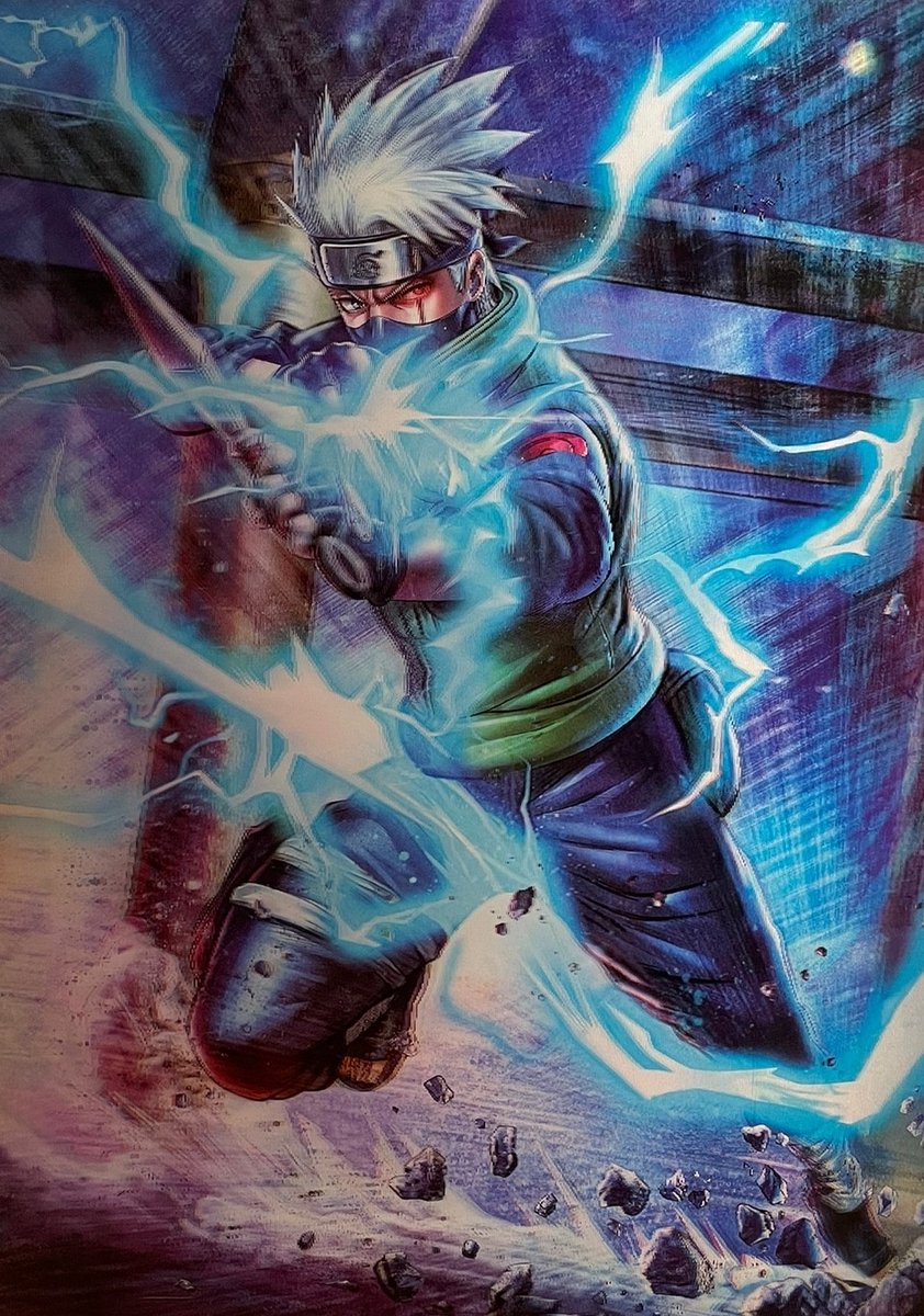 Naruto | 3D Poster | Naruto | Kakashi | Sasuke | Anime | Poster | bol.com
