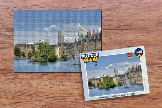 Puzzel Den Haag - Nederland - Vijver - Legpuzzel - Puzzel 500 stukjes | bol