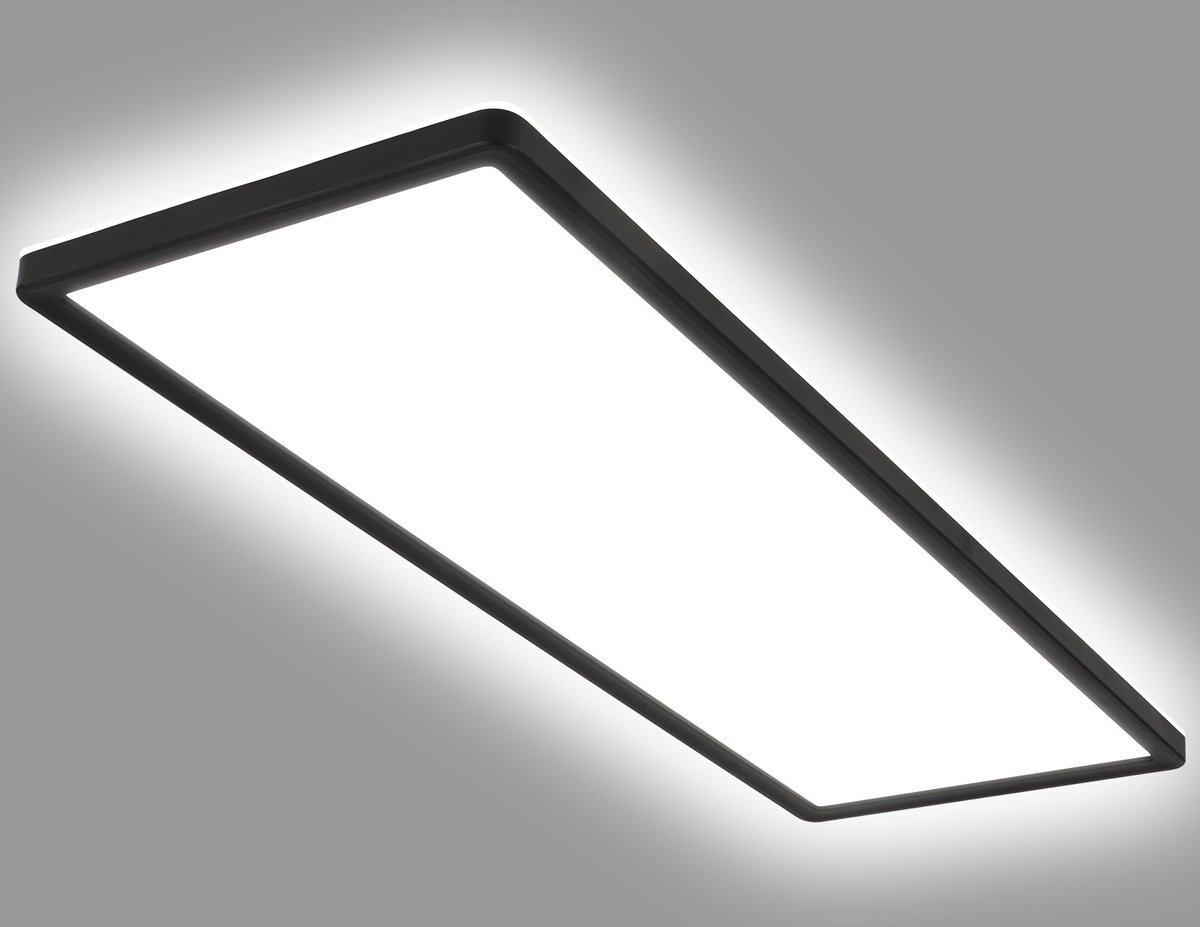 Briloner Leuchten - Plafondlamp LED, LED paneel ultra plat, backlit ...