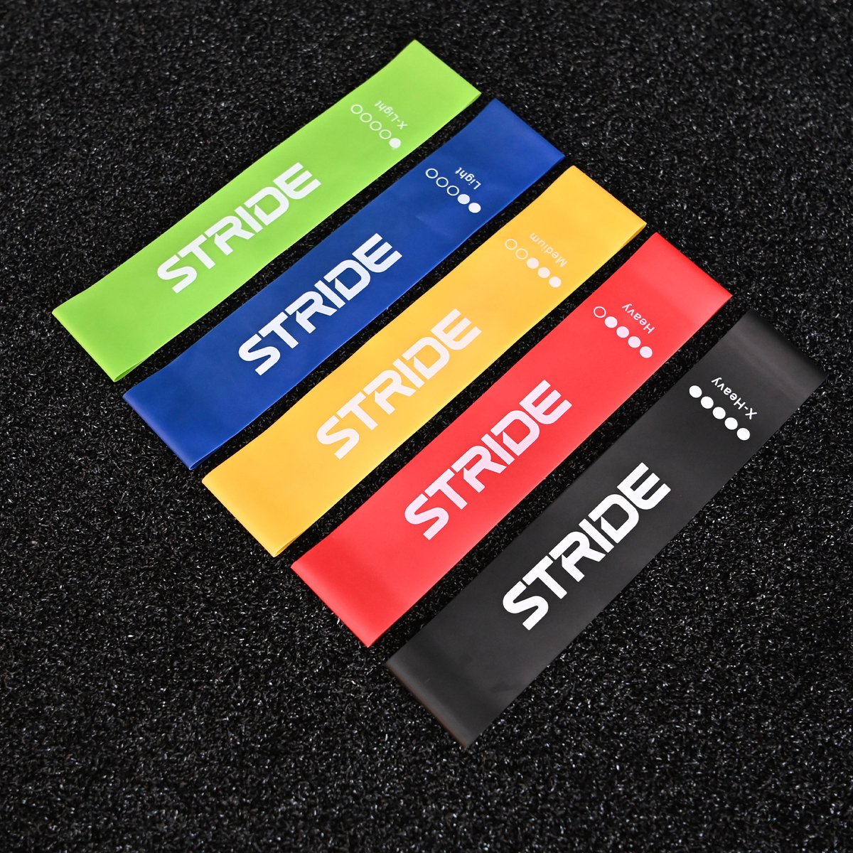 STRIDE Weerstandsbanden Set (5 Stuks) - Mini Resistance Bands - Latex ...