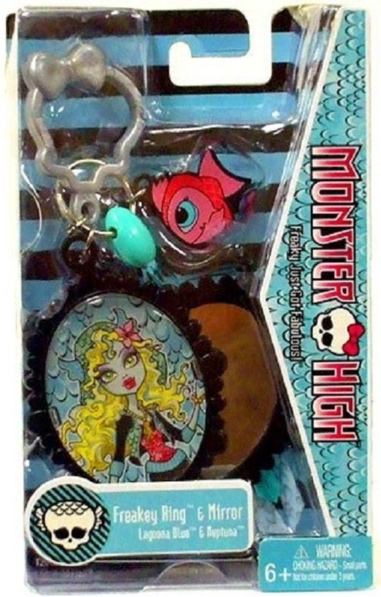 Monster High Freakey Ring en Spiegel Sleutelhanger - Lagoona Blue en ...