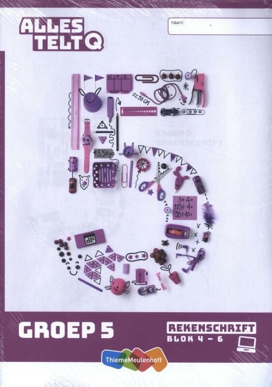 Alles telt Q Rekenschrift bij digitaal werken groep 5 (set a 5 ex) | 9789006858693 |... | bol