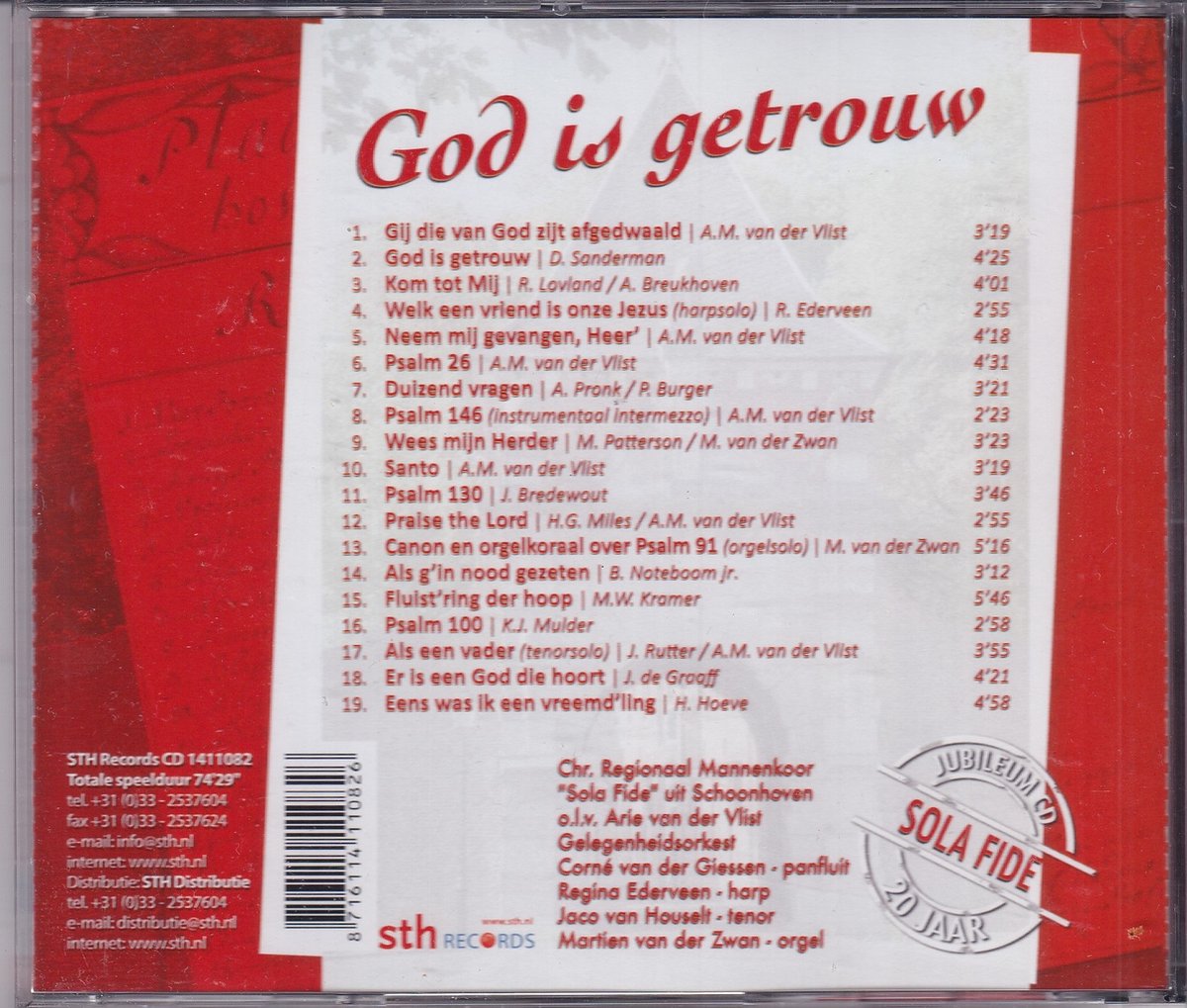 God is getrouw - Chr. Regionaal Mannenkoor Sola Fide Schoonhoven o.l.v ...