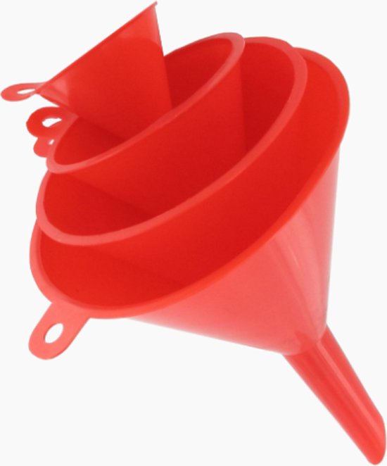 Plastic Trechter Set -4-delige Trechterset - Trechter | Olie-, Zuur en ...