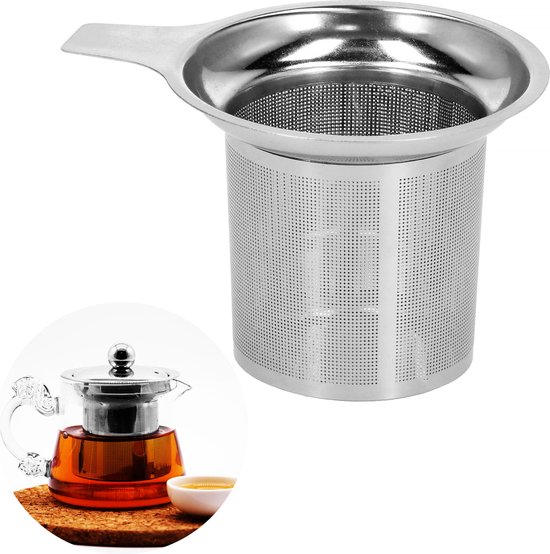 Springos Theezeef – Theefilter – RVS – Chroom | bol