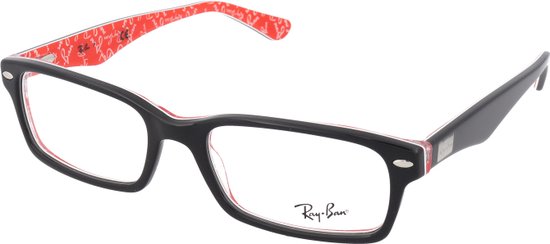 Leesbril Ray-Ban RX5206-2479-52 zwart/rood | bol