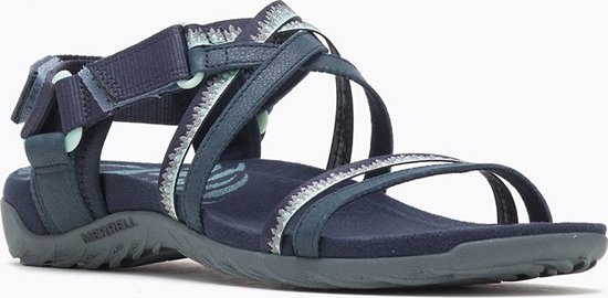 Merrell TERRAN 3 CUSH LATTICE Sandalen Dames - NAVY- Maat 42 | bol.com