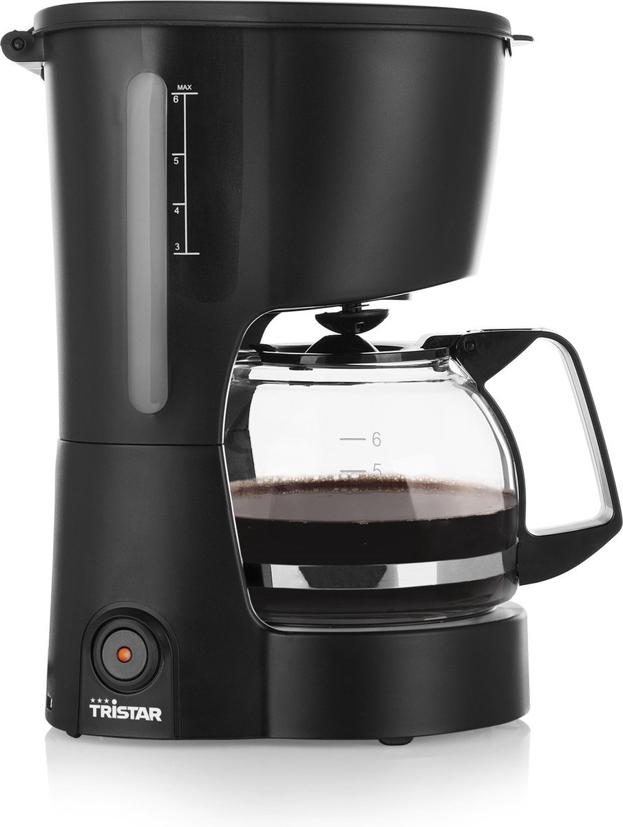 Koffiezetapparaat - Filterkoffie - 6 Kopjes - 0.6L - 600W - Zwart | bol.com