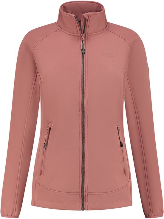 Kjelvik dames softshell jas - zomer softshelljas - Bibi - roze - maat 46 | bol