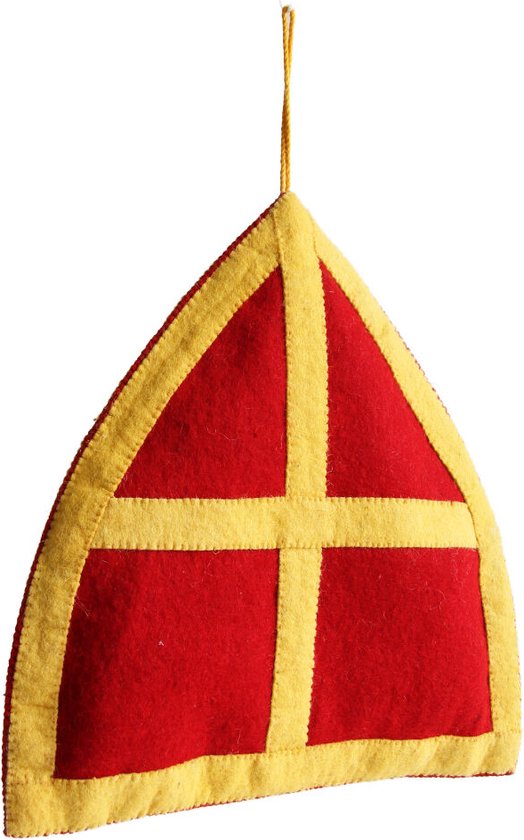 Beekwilder LVT Sint - Sinterklaas Mijter -L - Vilt | bol
