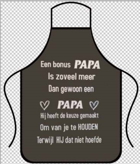 Barbecue schort - man - bonus papa – keukenschort – one size - grappig ...