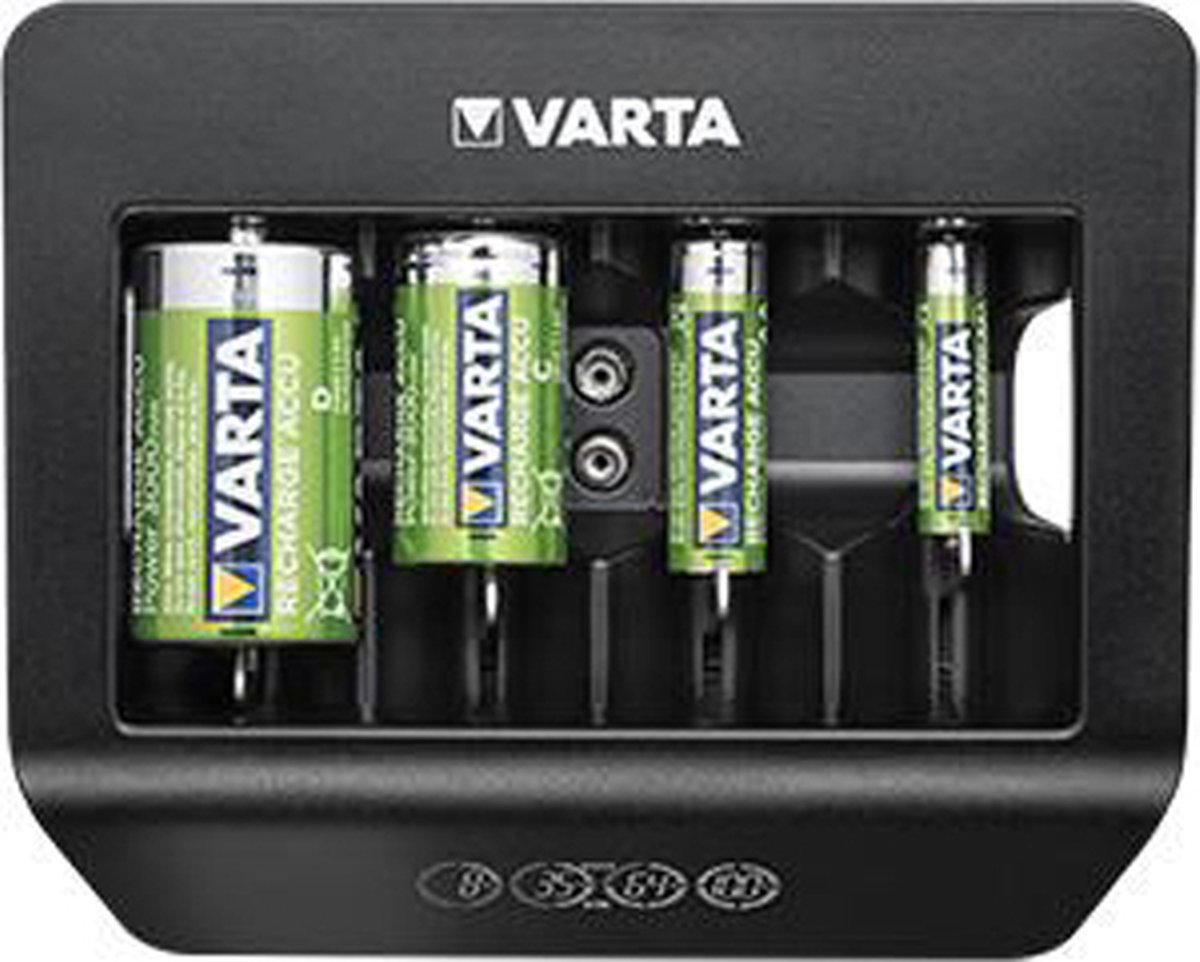 Varta LCD Universele Batterijen Oplader voor AA/AAA/C/D/9V NiMH | bol.com